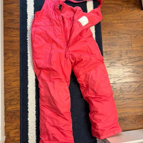 Target | Other | Girls Bright Pink Snow Bib Overalls | Poshmark